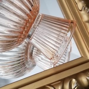 Target | Other | Target Bullseye Playground Pink Glass Fluted Candy ...